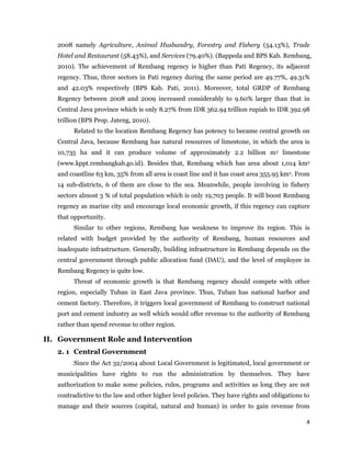 Rembang (assignment in MPWK) | PDF | Developmental Sites | Real Estate