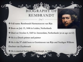 Rembrandt | PPTX