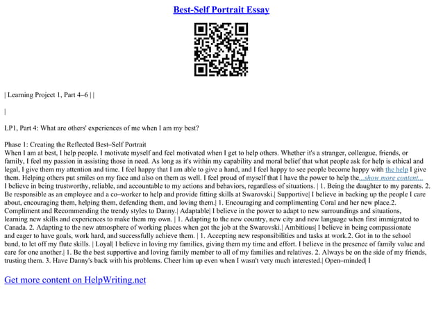 Rembrandt Self Portrait Analysis | PDF