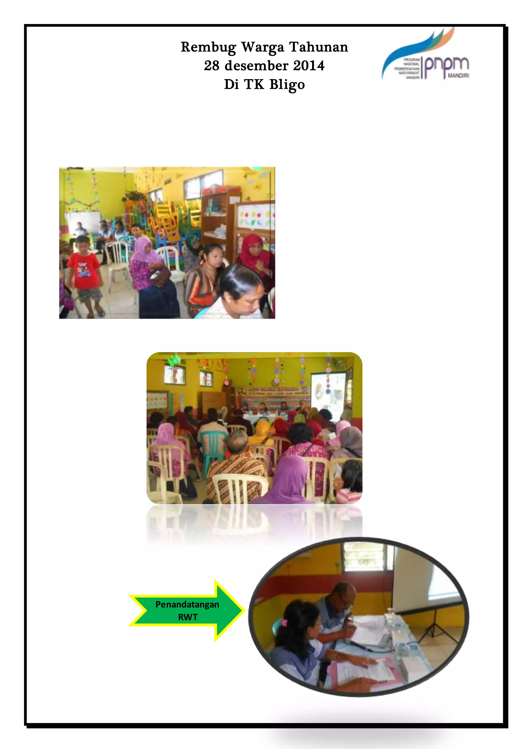 Rembug warga tahunan foto | DOCX