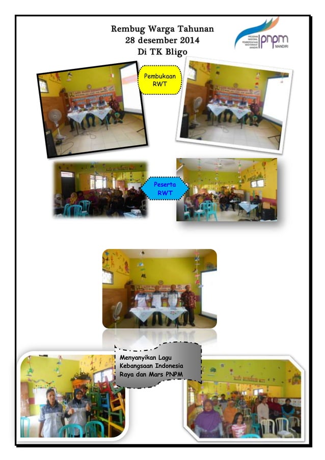 Rembug warga tahunan foto | DOCX