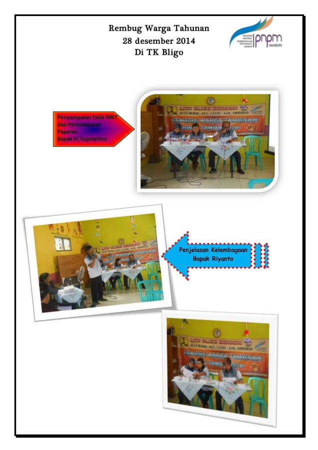 Rembug warga tahunan foto | DOCX