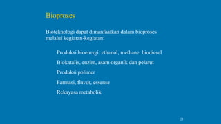 BIOLOGI SMA "Bioteknologi" | PPTX