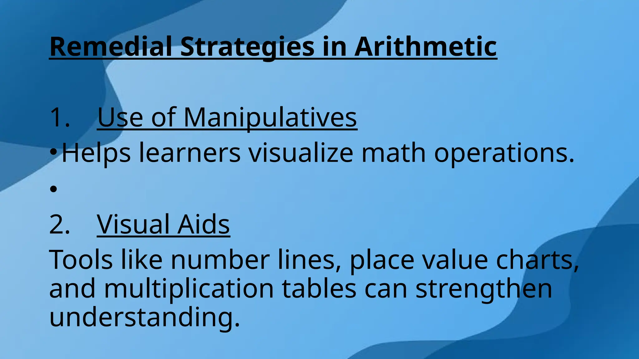 Remedial instructions, BASIC MATH PRESENTATION | PPTX