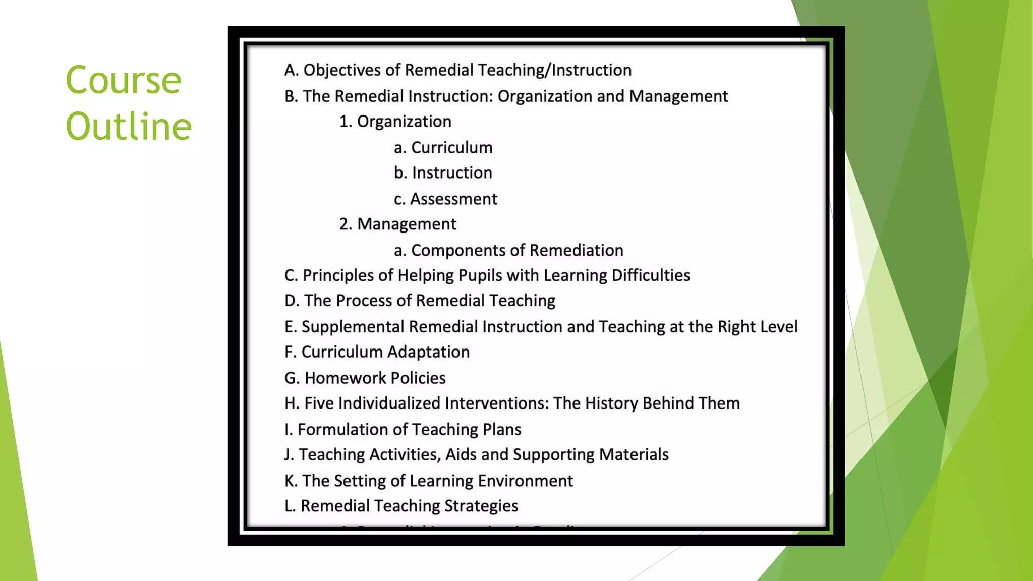 Remedial Instruction in Education | PPTX