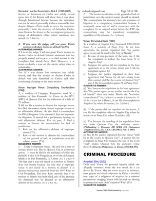 Remedial law (1997 2006) | PDF