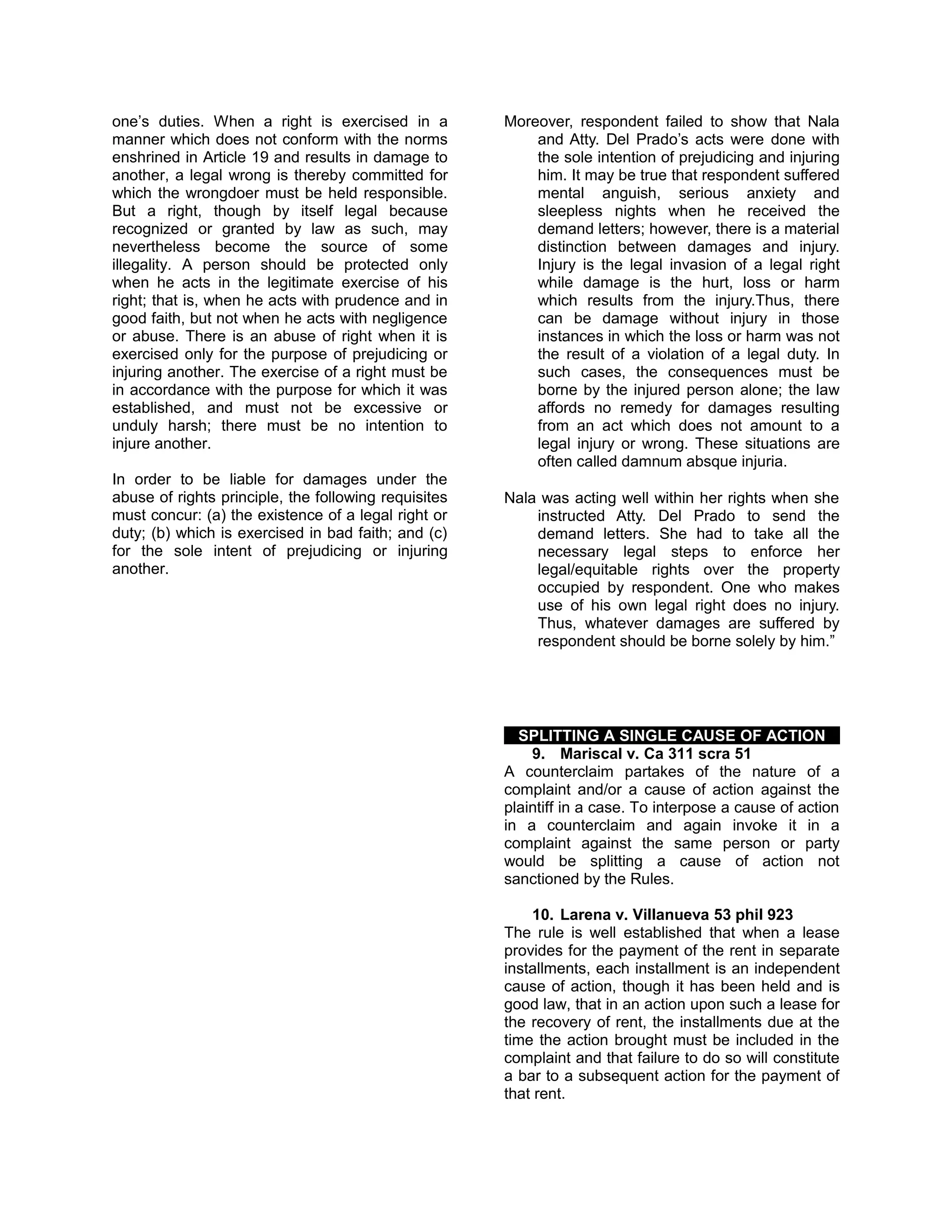 Remedial law case principles | DOC | Law