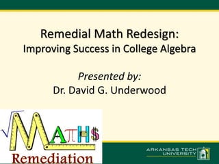 Remedial Math Examples