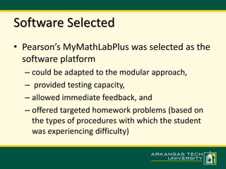 Remedial math redesign final | PPT