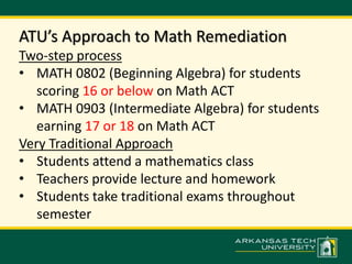 Remedial math redesign final | PPT