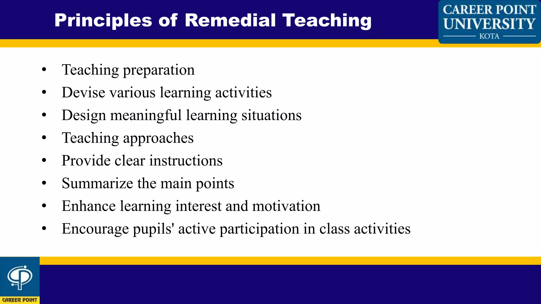 Remedial teaching | PPTX