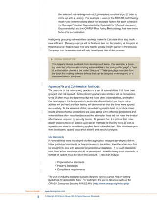 How-To-Guide for Software Security Vulnerability Remediation | PDF