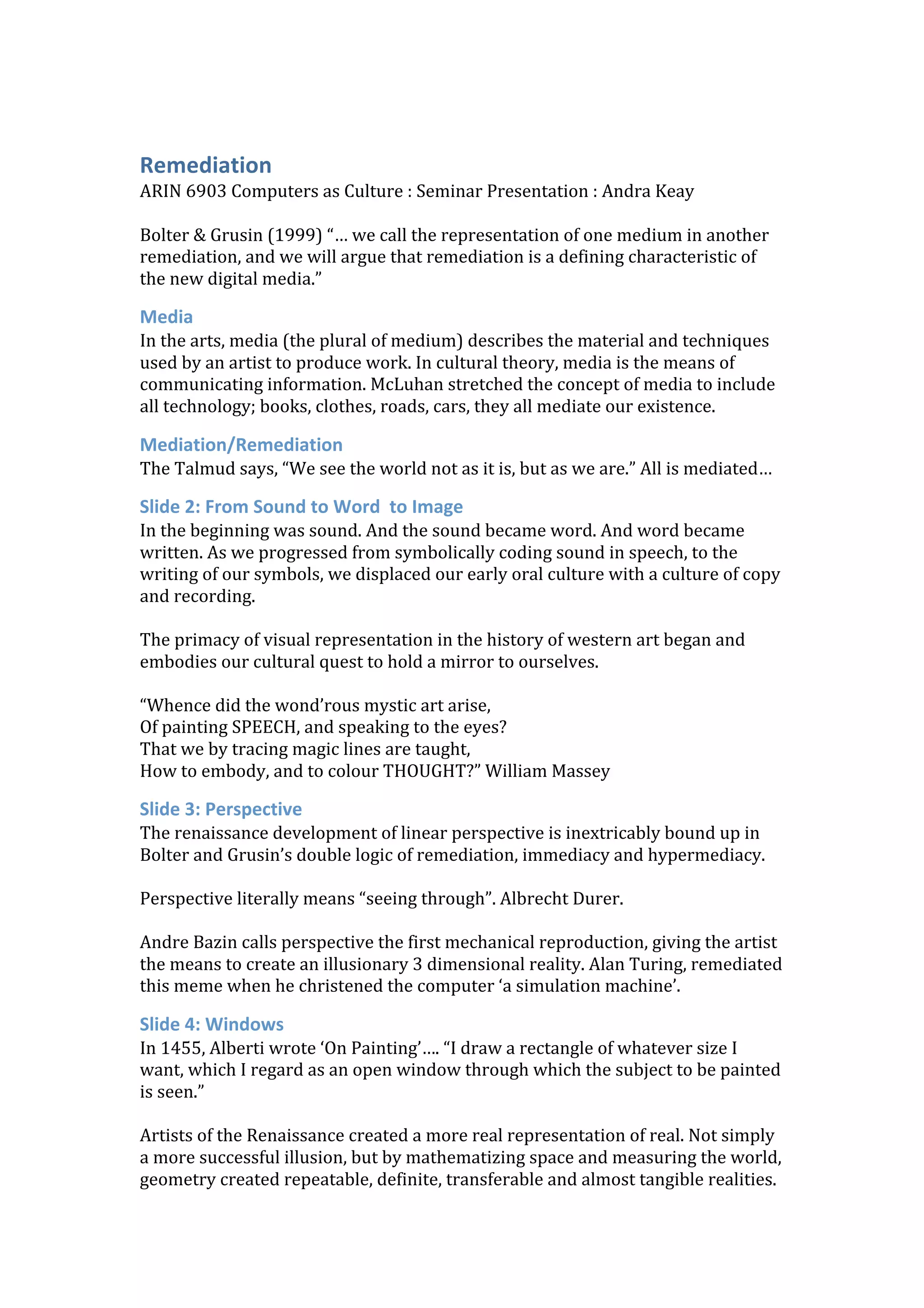 Remediation : Understanding New Media TEXT | PDF