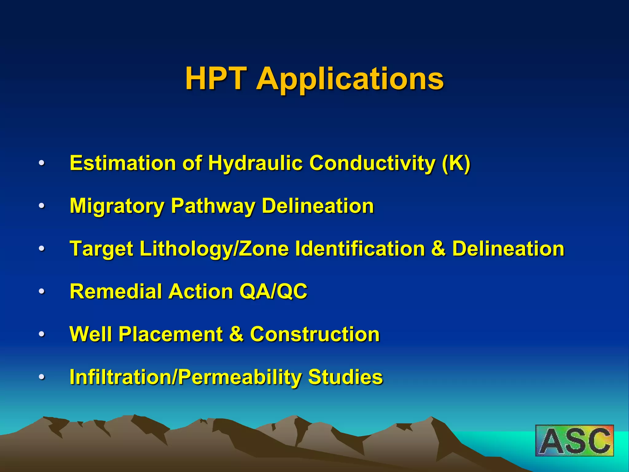 HRSC Techniques: High-Resolution Hydrogeologic Characterization | PPTX ...