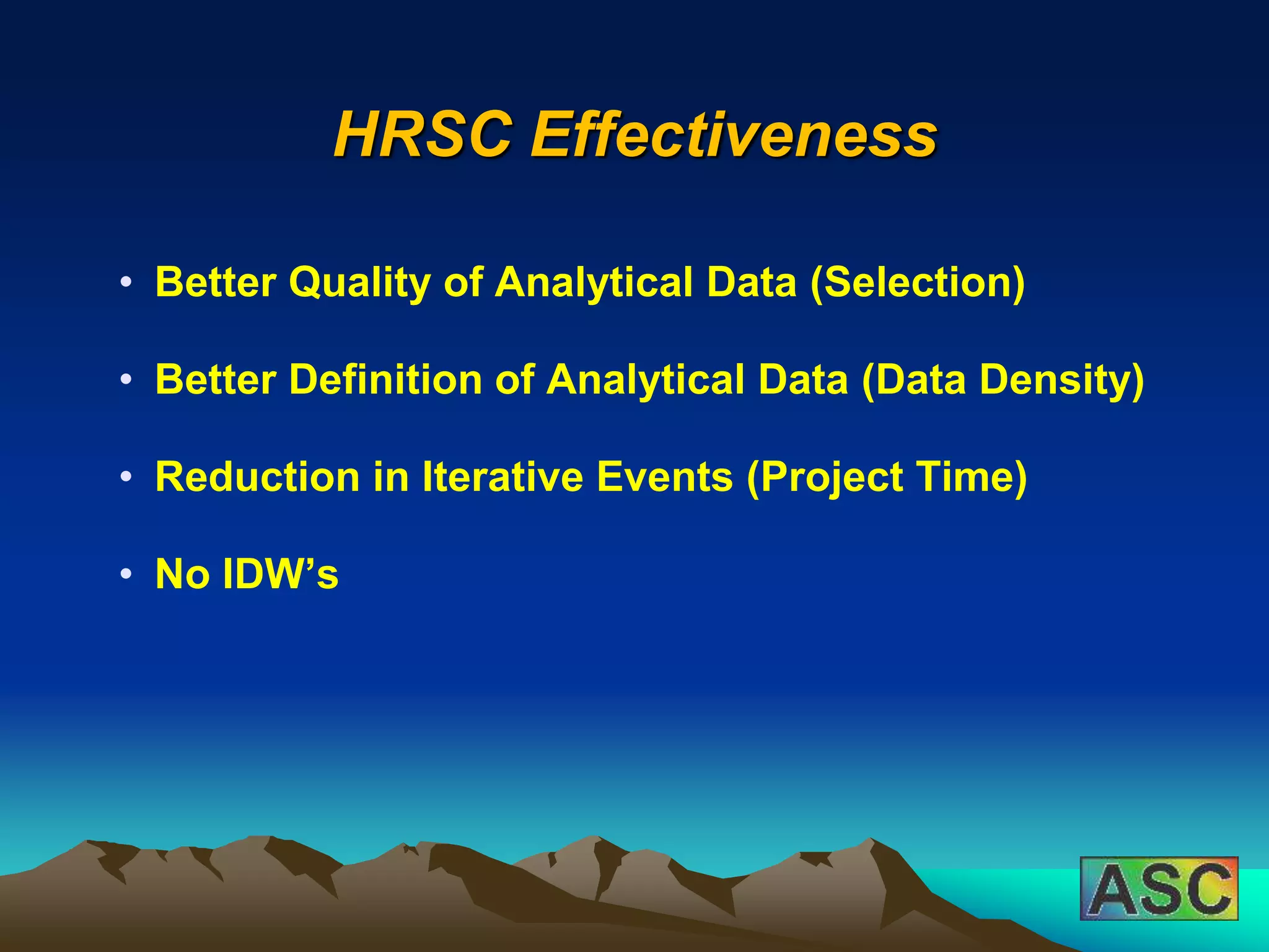 HRSC Technologies: Using MiHpt for Rapid In-Situ Contaminant and ...