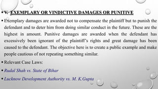 Remedies under law of torts | PPTX