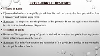 Remedies under law of torts | PPTX