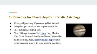 Remedies of Planets in Astrology.pptx