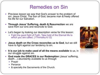 Remedies on sin | PPTX