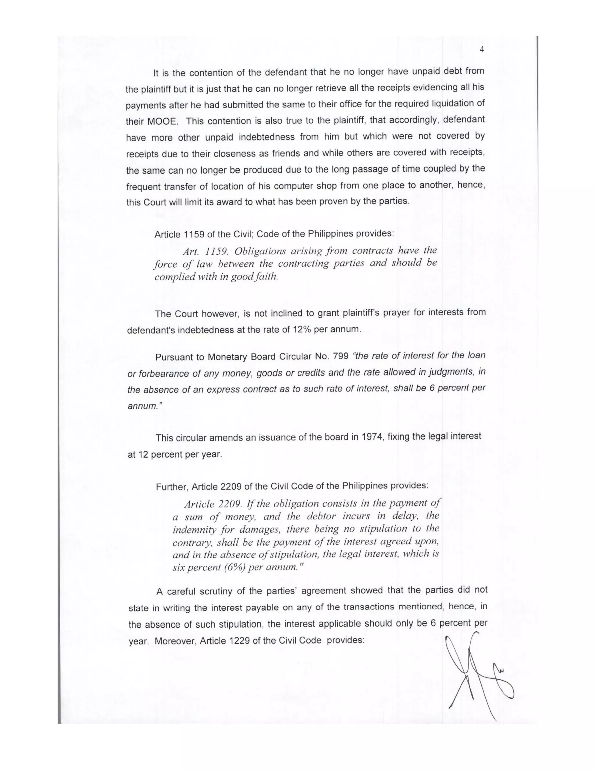 Remegio gabonada small claim case | PDF