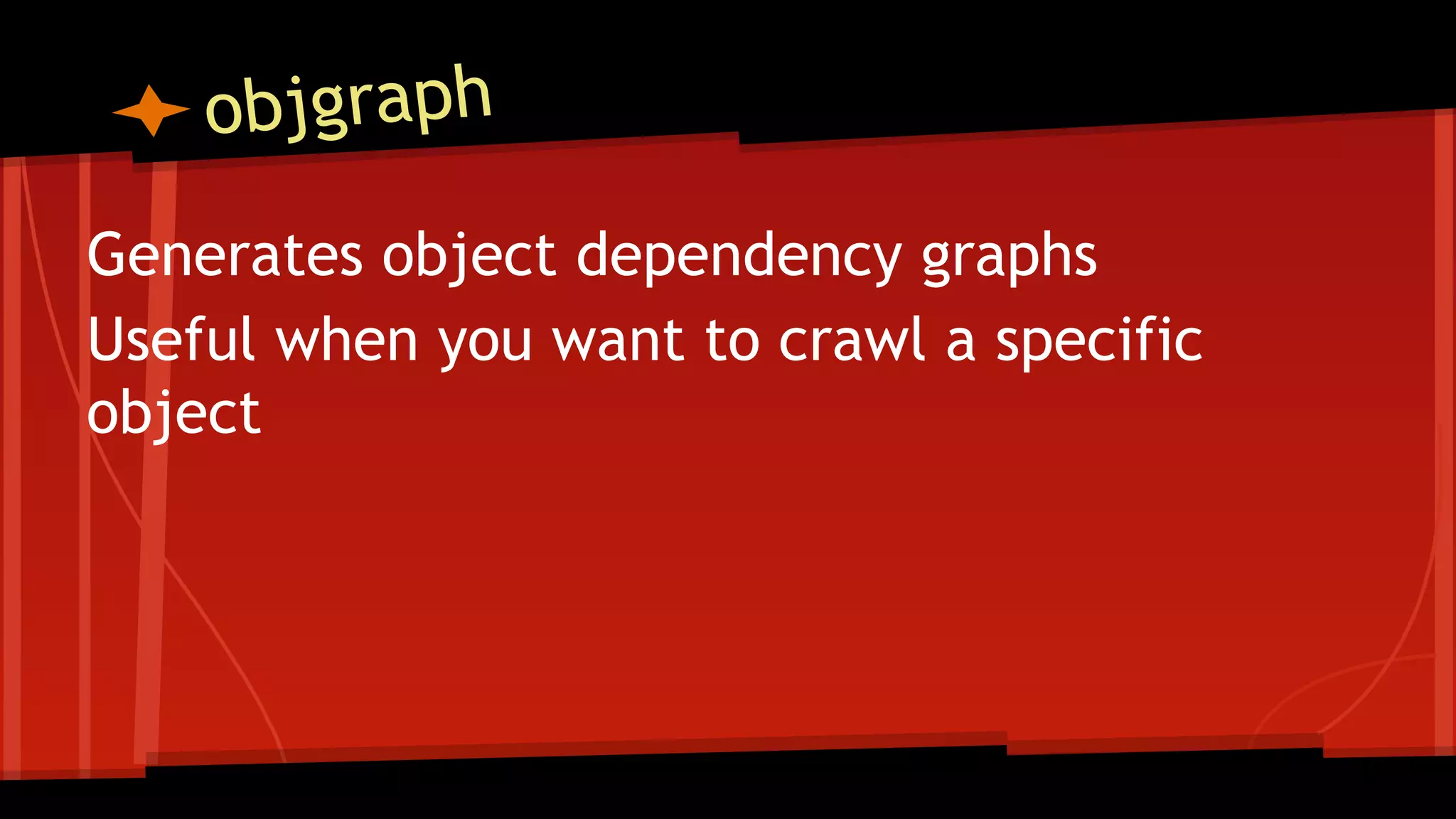 Remember Python - Memory Profiling in Python | PPT