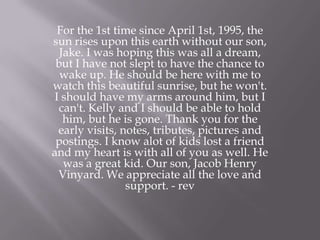 Remembering Jake Vinyard | PPTX