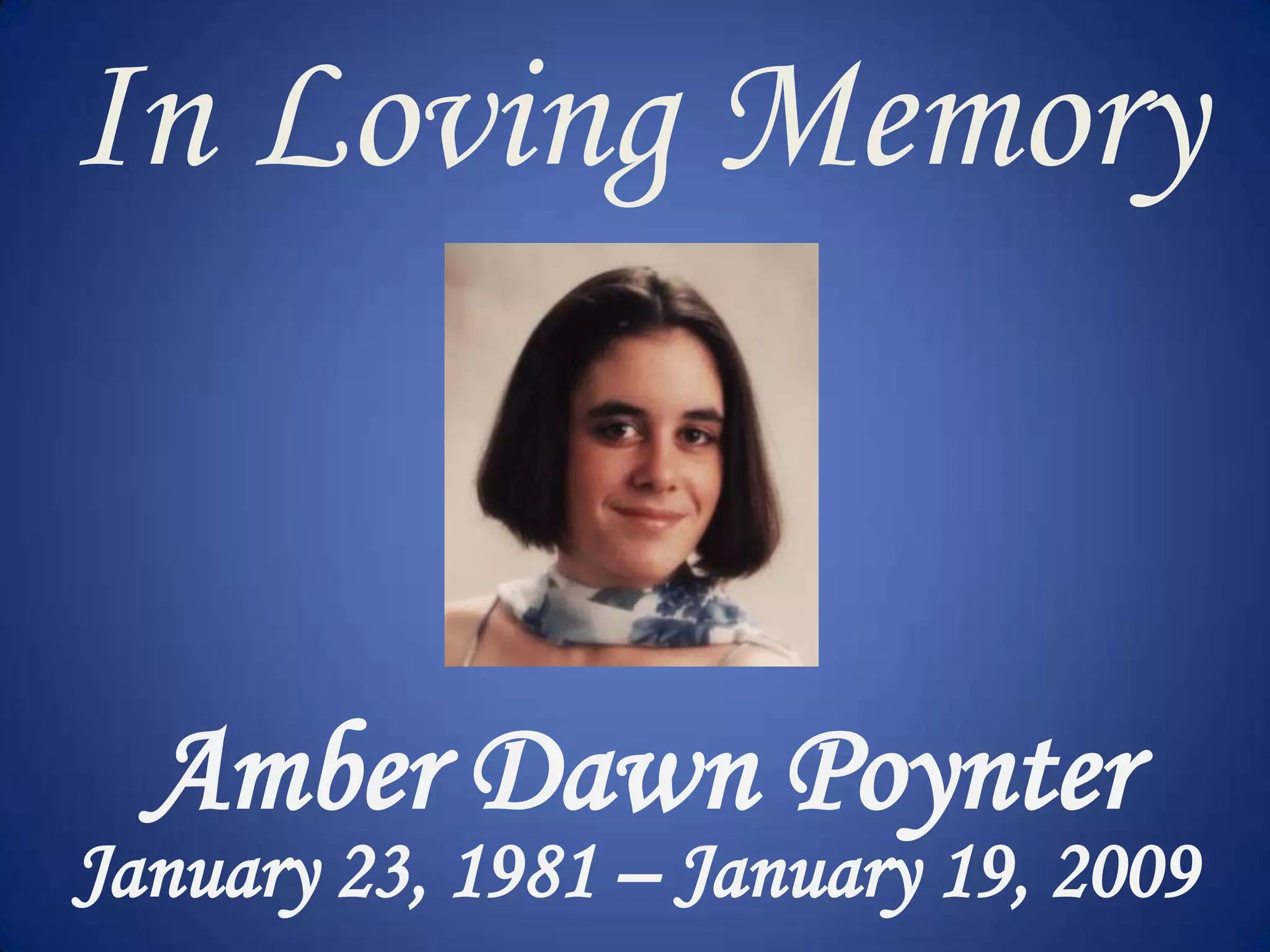 Remembering Amber | PPT