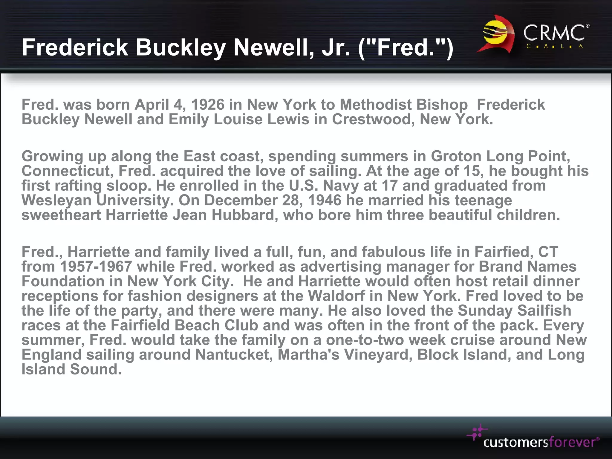 Remembering Fred Newell | PPT | Advertising Industry | Industries