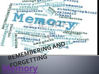 Remembering and forgetting | PPT