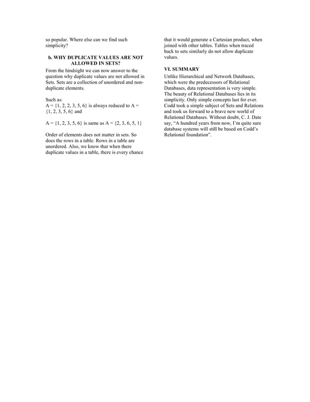 Remembering Edgar Frank “Ted” Codd - Founder of Relational Databases | PDF