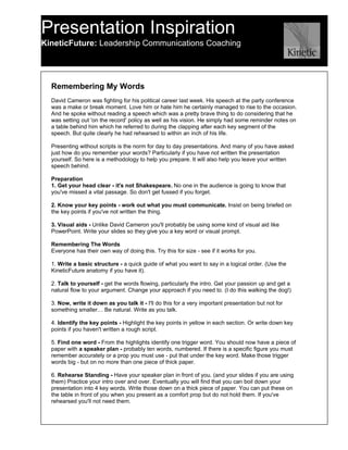 Remembering My Words | PDF
