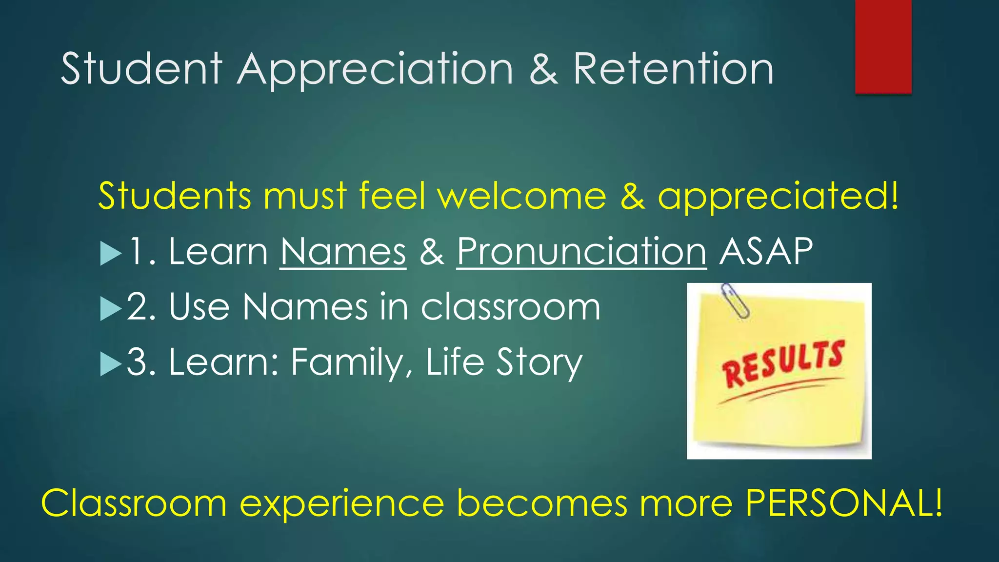 Remembering Names and Faces | PPTX