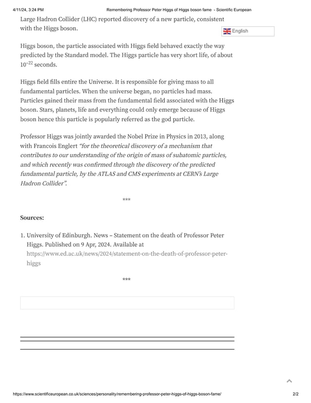 Remembering Professor Peter Higgs of Higgs boson fame.pdf