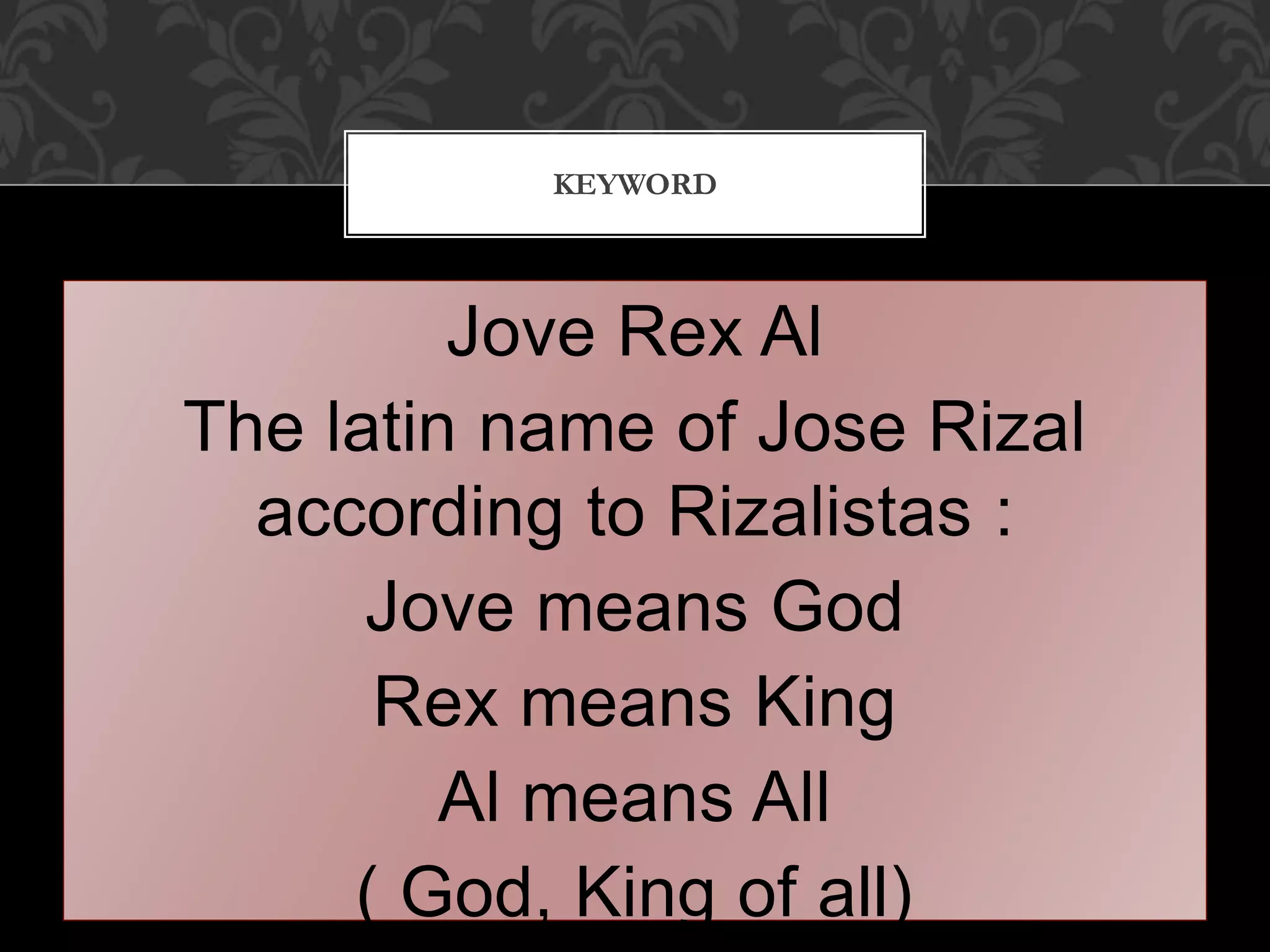 Remembering Dr. Jose Rizal | PPTX