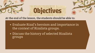 REMEMBERING RIZAL powerpoint presentation | PDF | Christianity ...