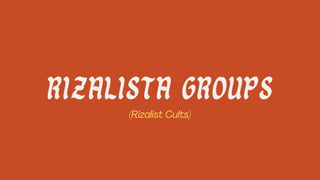 Remembering Rizal (G2).pdfand his life . | PDF | Spirituality | Religion & Spirituality