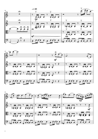 Remember me (recuerdame) coco (pixar) - cuarteto de cuerdas | PDF