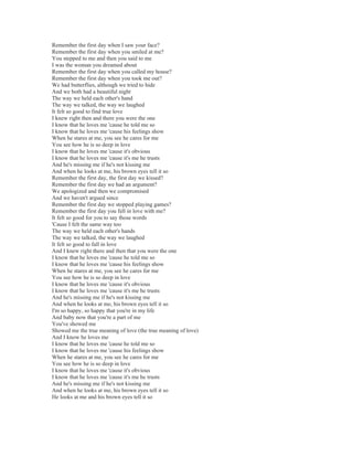 Remember the first day when I saw your face.pdf
