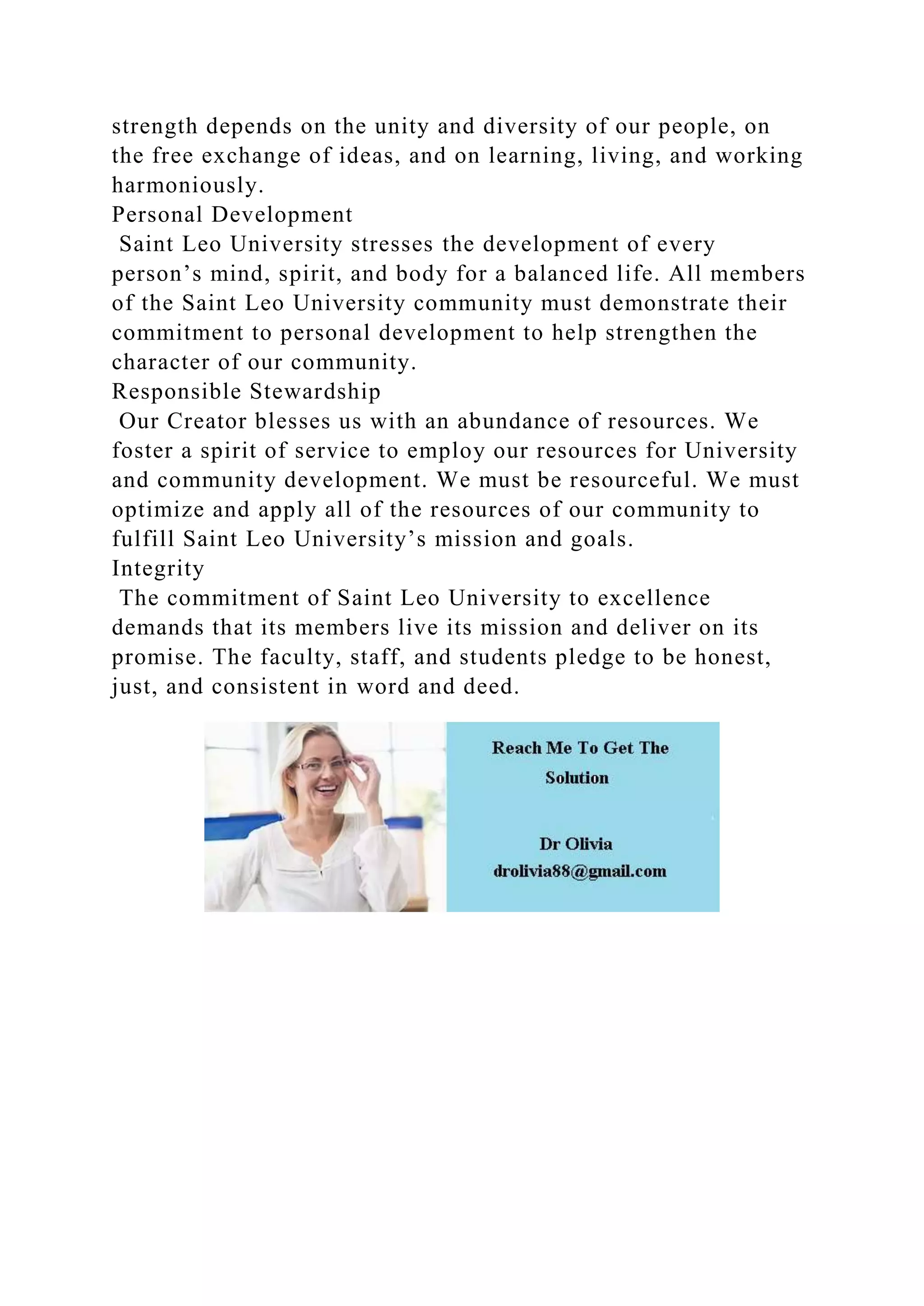 Remember to include SLU core values that apply to this discussion an.docx