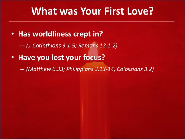 Remember Your First Love | PPT