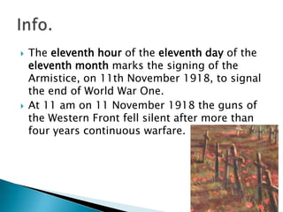 Remembrance day | PPTX