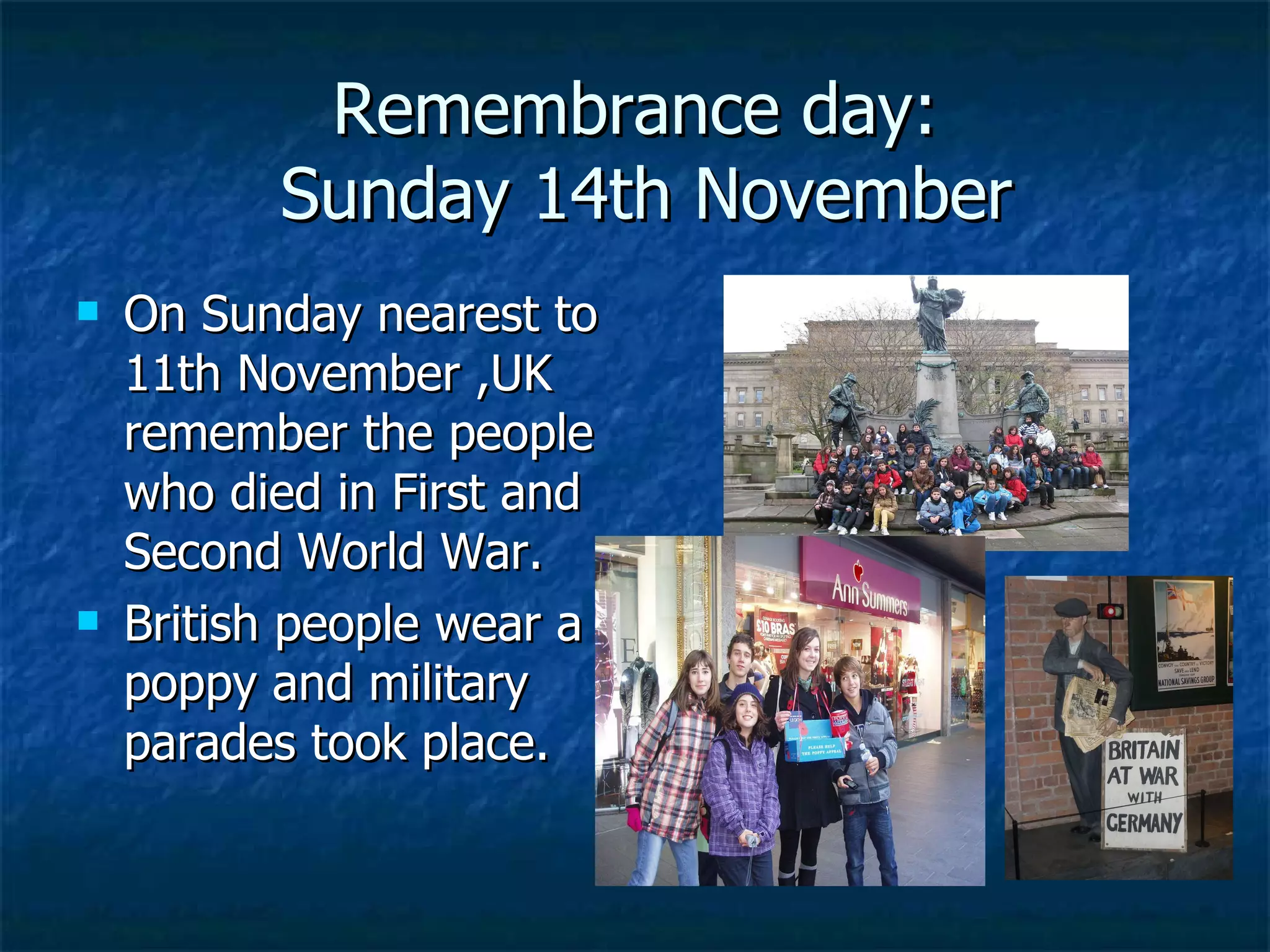Remembrance day | PPT