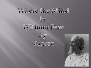 Where the Mind is Without Fear | PPTX