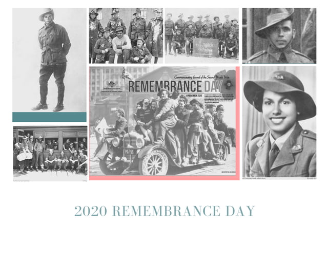 Remembrance day 2020 photo collage and resources | PPT