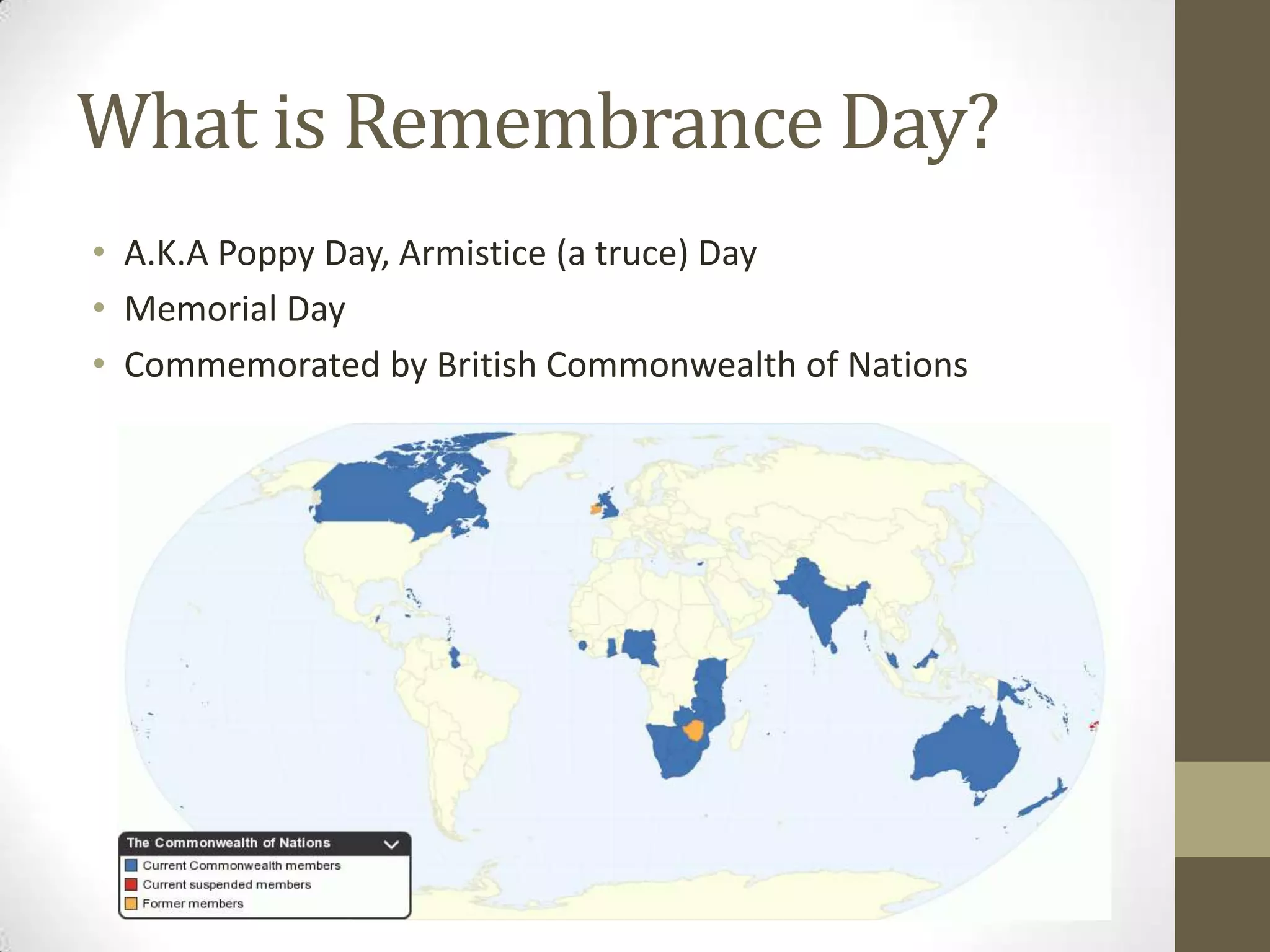 Remembrance Day Powerpoint (MYP) | PPTX