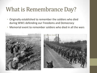 Remembrance Day Powerpoint (MYP) | PPTX