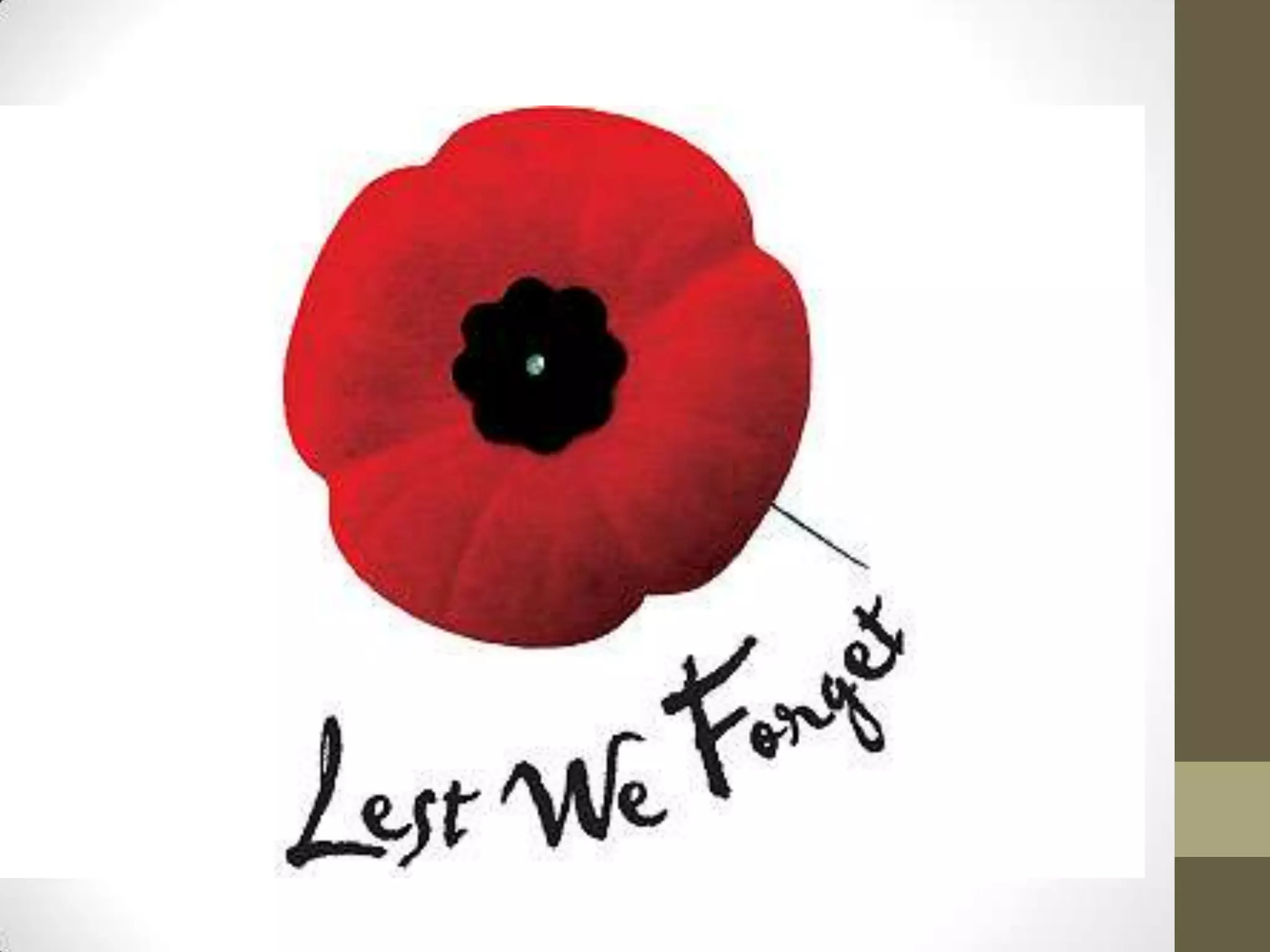 Remembrance Day Powerpoint (PYP) | PPTX