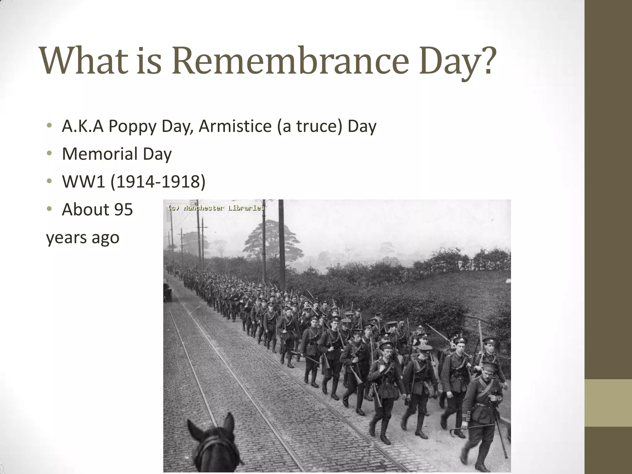 Remembrance Day Powerpoint (PYP) | PPTX