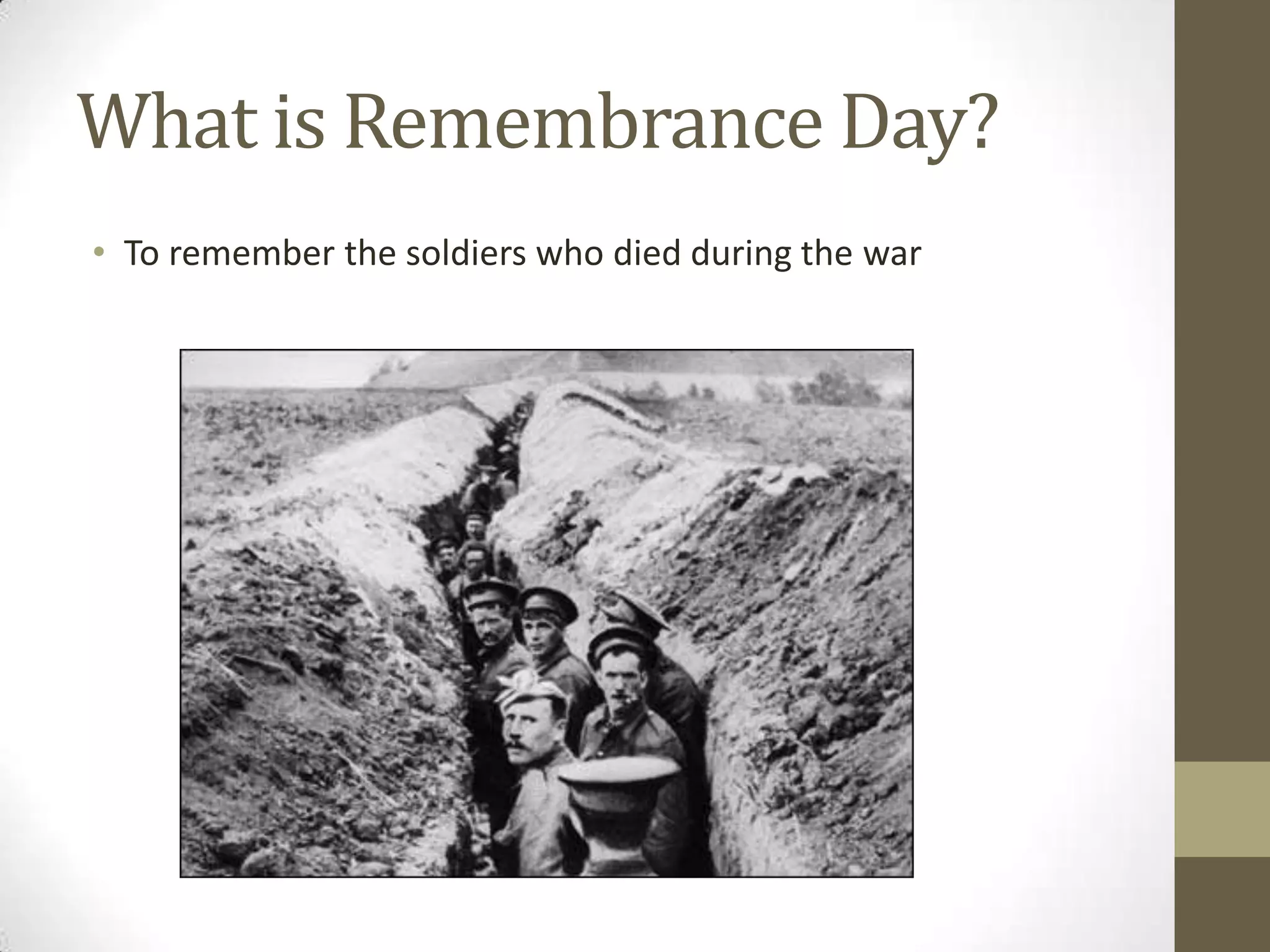 Remembrance Day Powerpoint (PYP) | PPTX