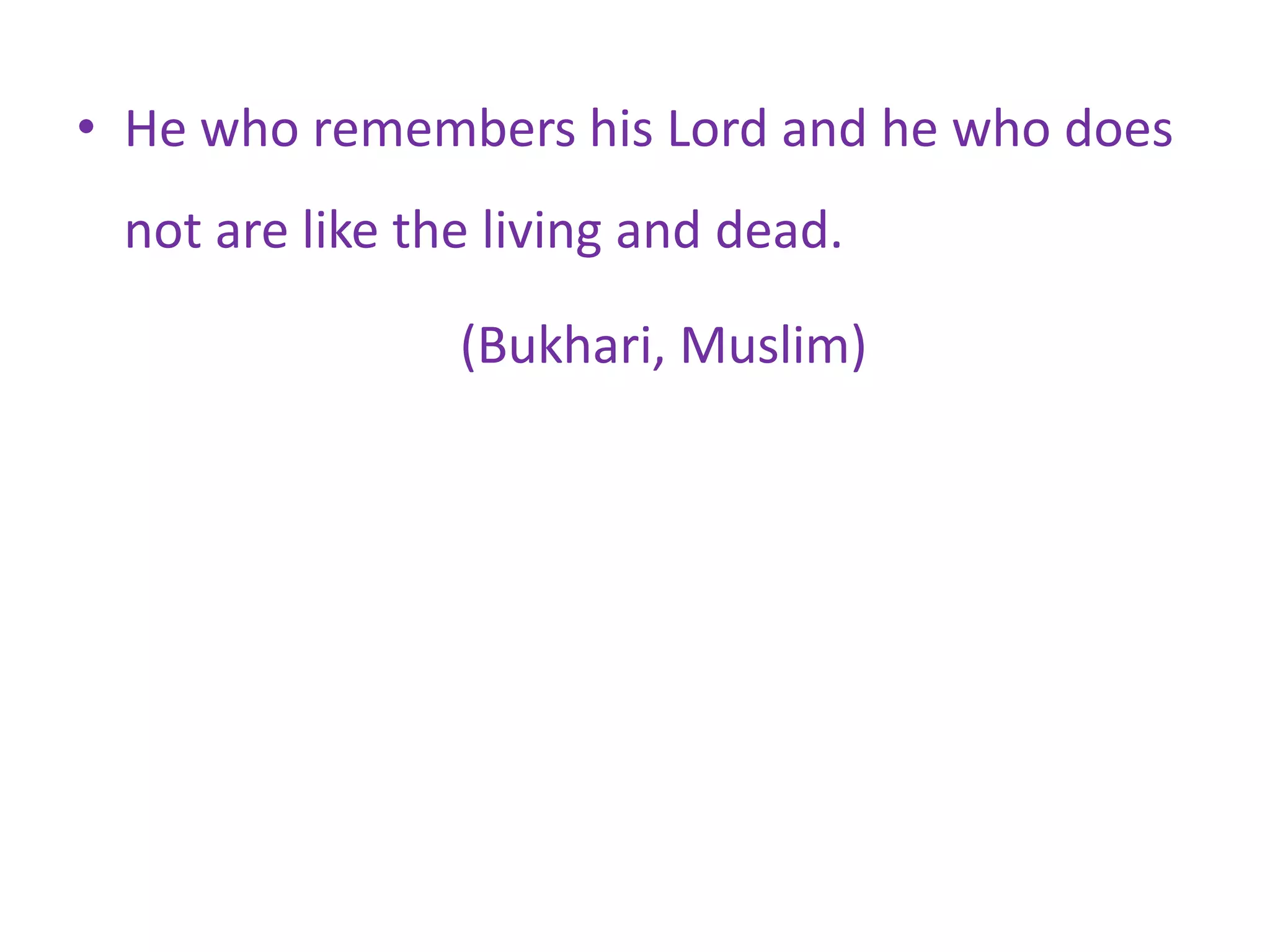 Remembrance of allah | PPSX